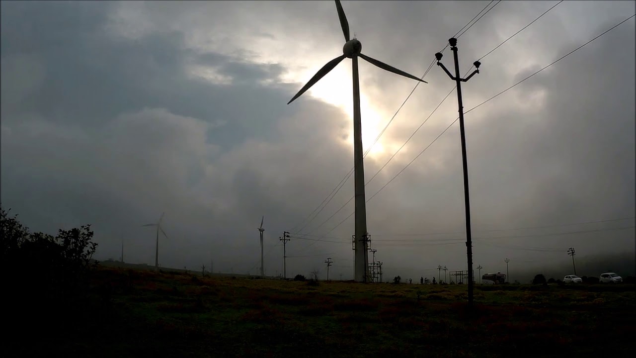 Chalke Wadi windmill farms - Satara - YouTube
