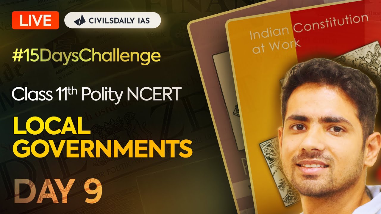 Local Governments | NCERT Class 11 Polity By Dinesh Sir ...