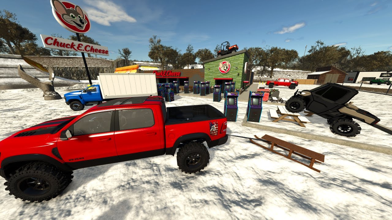 Arcade and Stuntman Park Ruined by Huge Snowstorm | Farming Simulator ...