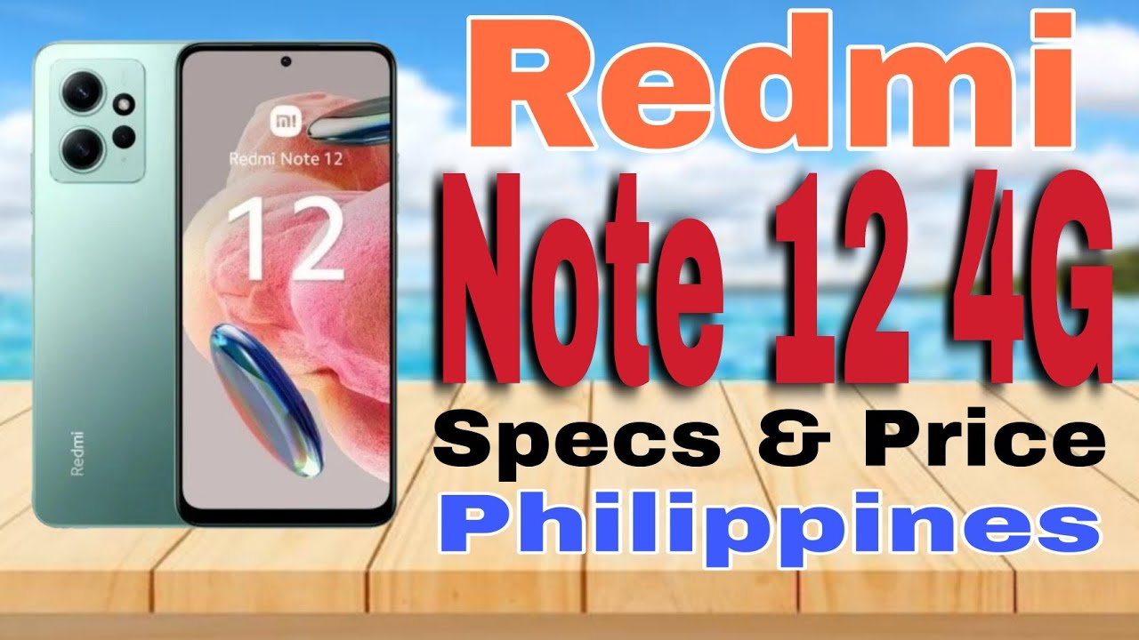 Redmi Note 12 4G Features Specs & Price in Philippines - YouTube