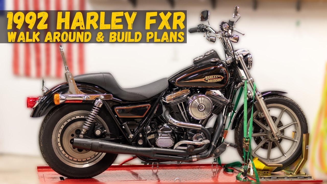 Harley Davidson FXR FULL WALK AROUND & BUILD PLANS! - YouTube