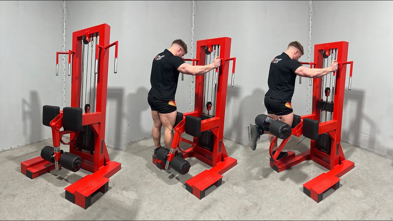 GYMEQUIP.EU / Standing Leg Curl Machine M6X / Factory - YouTube