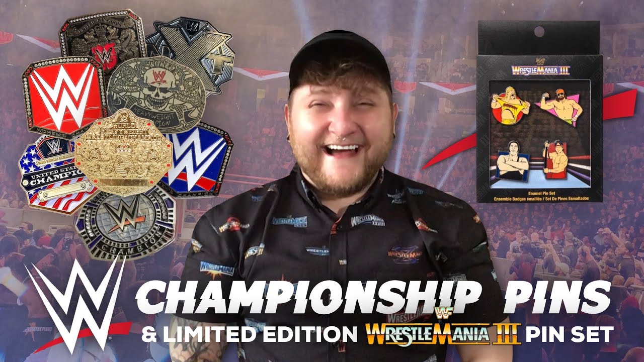 OPENING THE WWE CHAMPIONSHIP PINS + WRESTLEMANIA III BONUS - YouTube