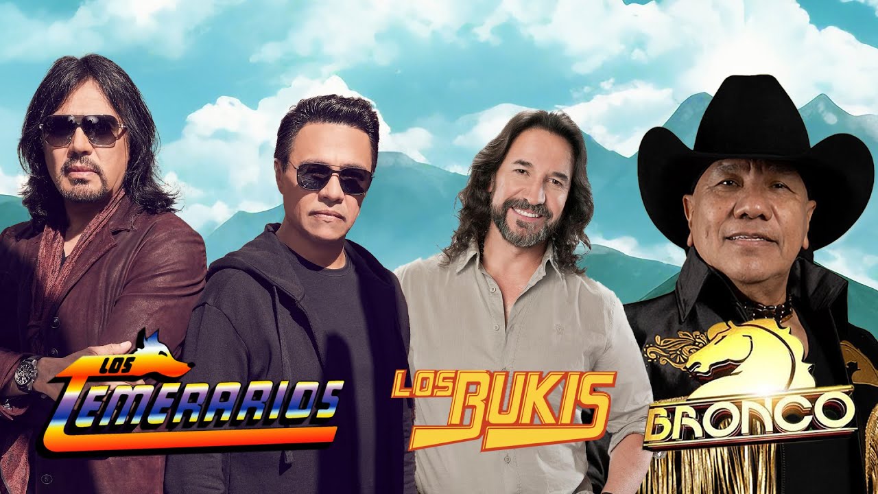 LOS TEMERARIOS, GRUPO BRONCO, LOS BUKIS MIX ROMANTICOS 40 RECUERDOS DEL ...