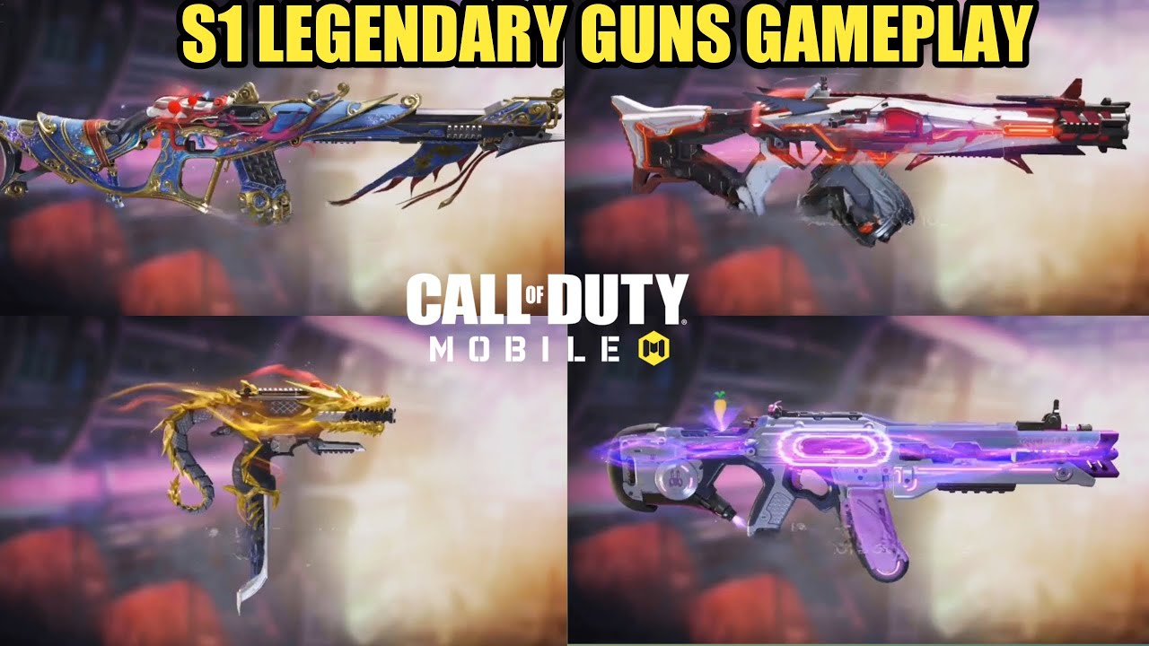 *NEW* Codm All Legendary Guns Gameplay | Season 1 Reawakening - YouTube