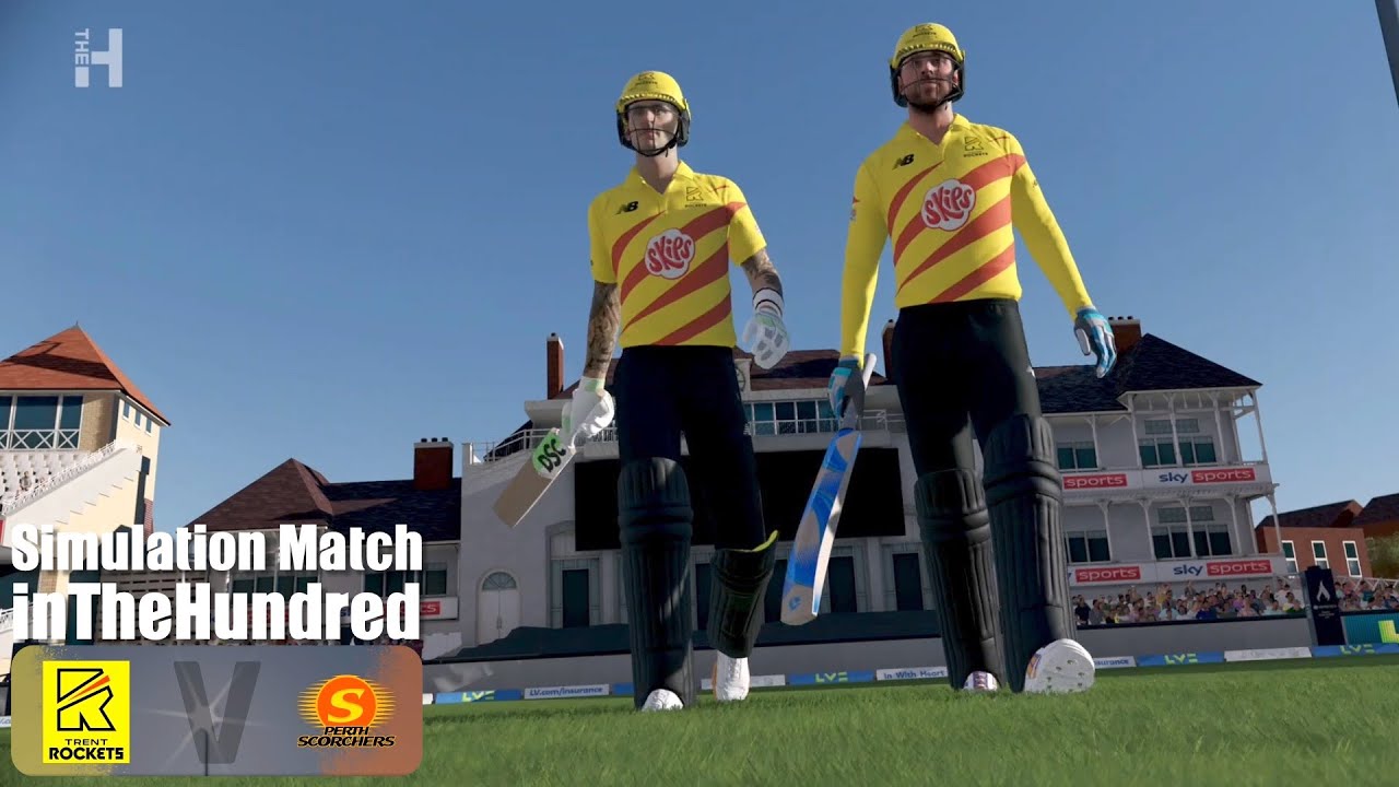 【Cricket】Simulation Match｜Trent Rockets vs Perth Scorchers｜Cricket 22 - YouTube