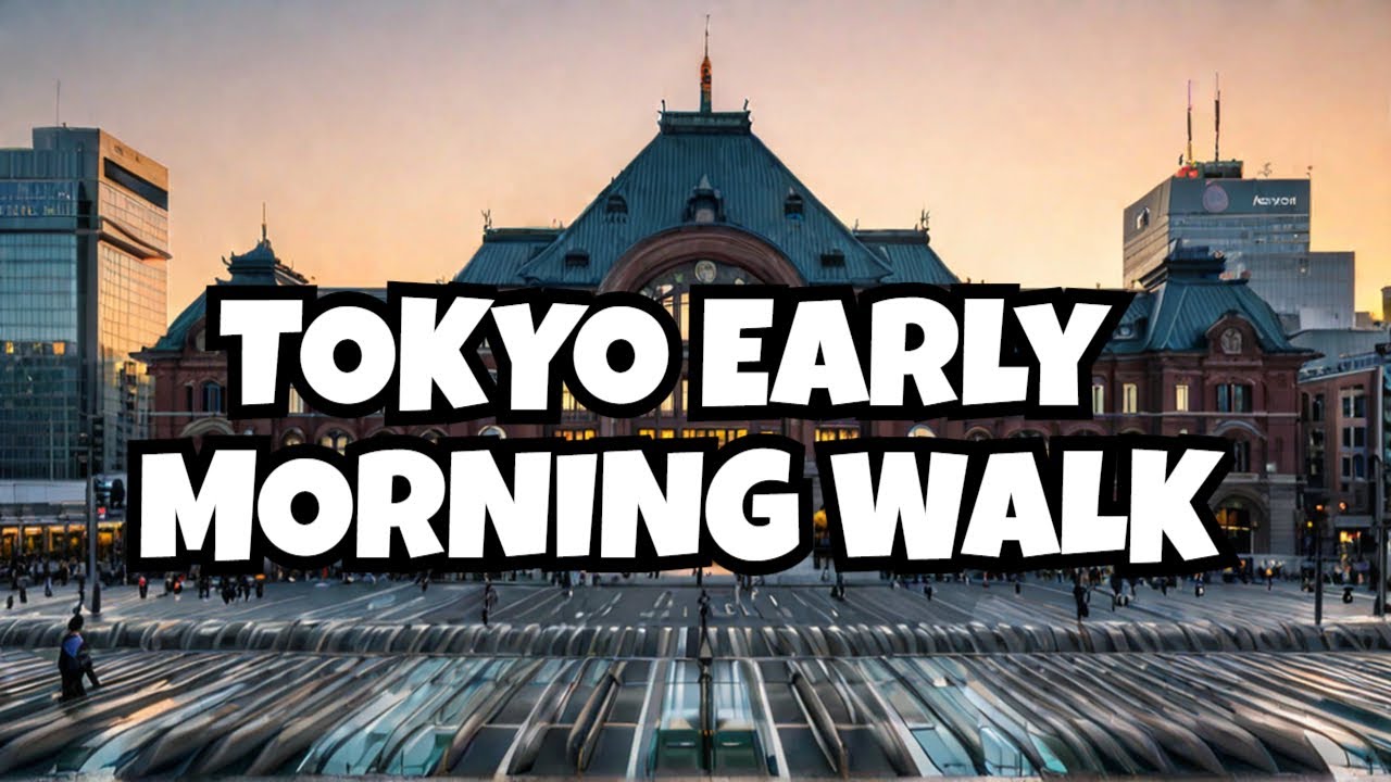Tokyo Station early Morning Walk | 4k | Japan 2024 - YouTube