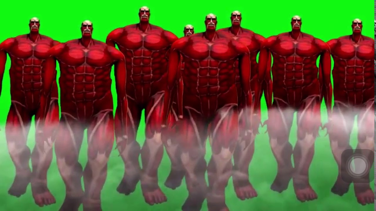 Attack On Titan Green Screen Effects [Chroma Key] - YouTube