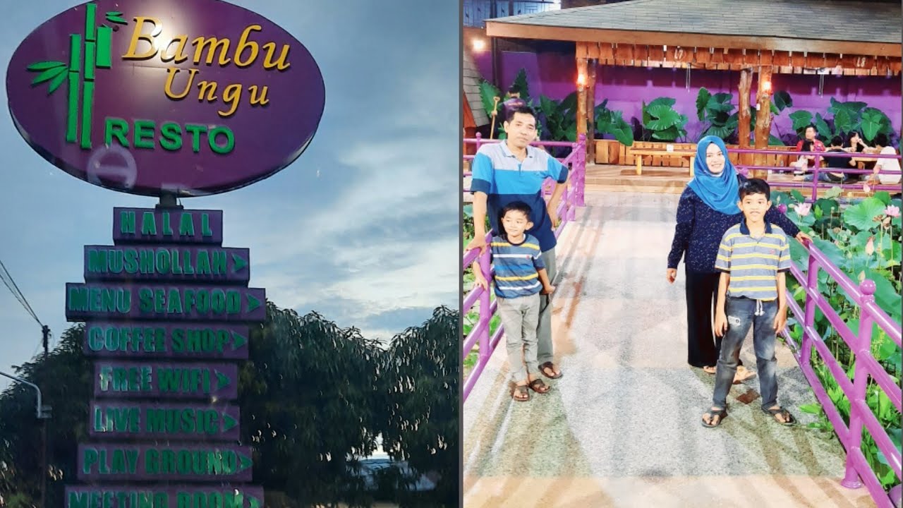 Bambu Ungu Resto || Resto yang Sedang Hits Di Medan - YouTube