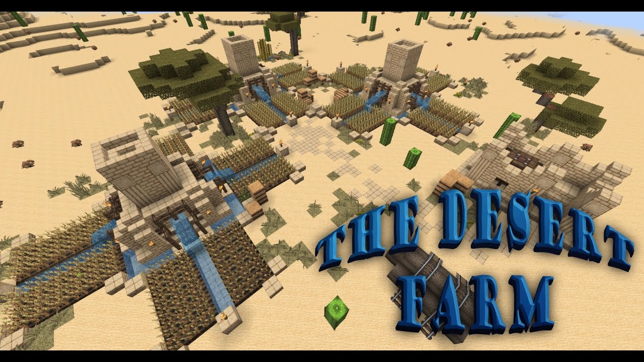 Minecraft: The Desert Farm / Ферма в пустыне - YouTube