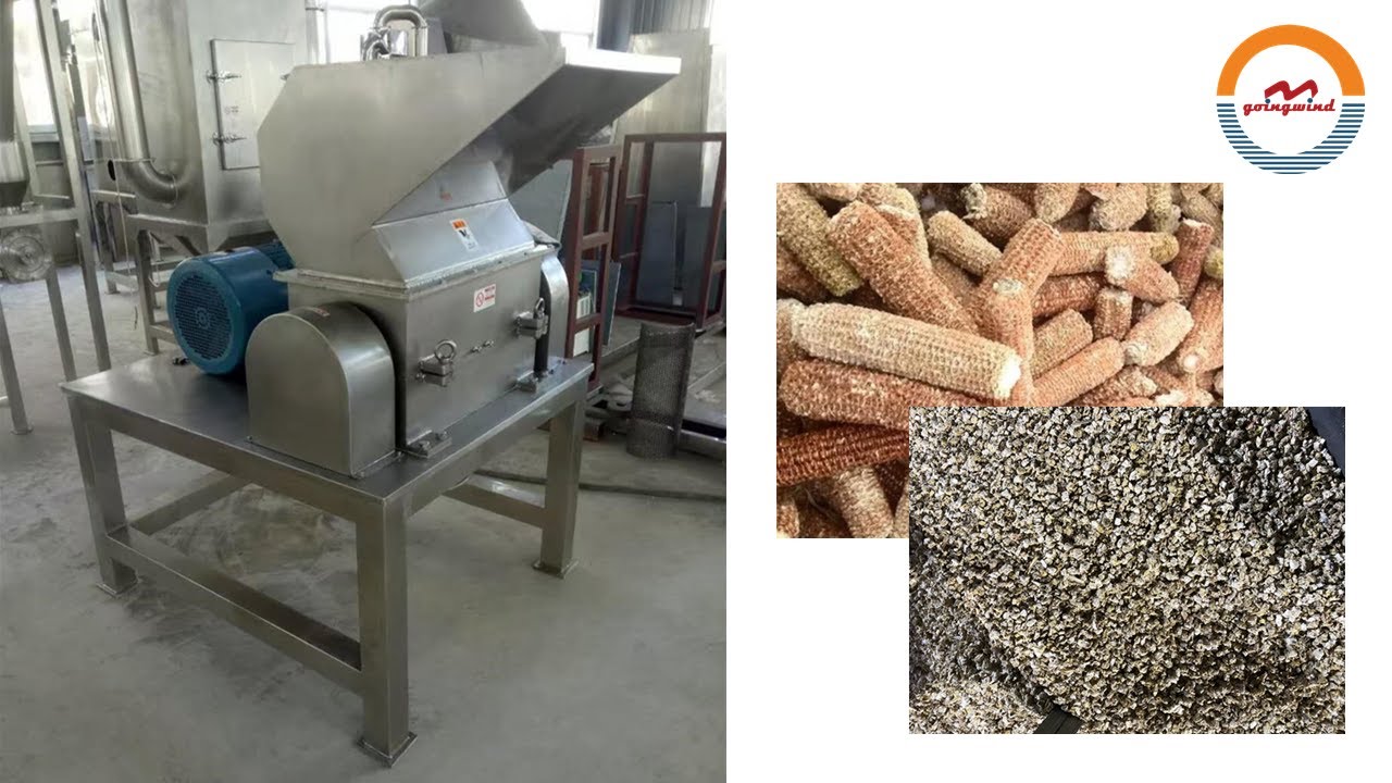 Industrial corn cob coarse crushing machine automatic GWC-1000 coarse ...