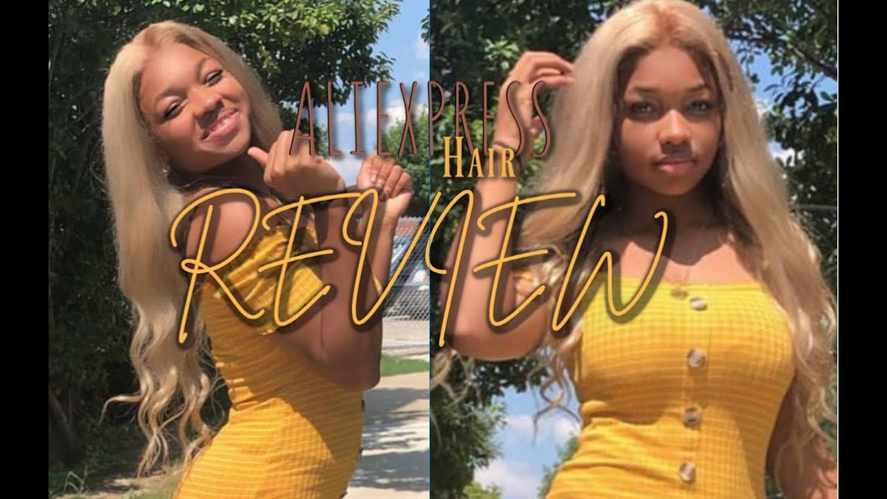 613 BLONDE HUMAN HAIR $172 ALIEXPRESS REVIEW FT. FABEAUTY WIGS - YouTube