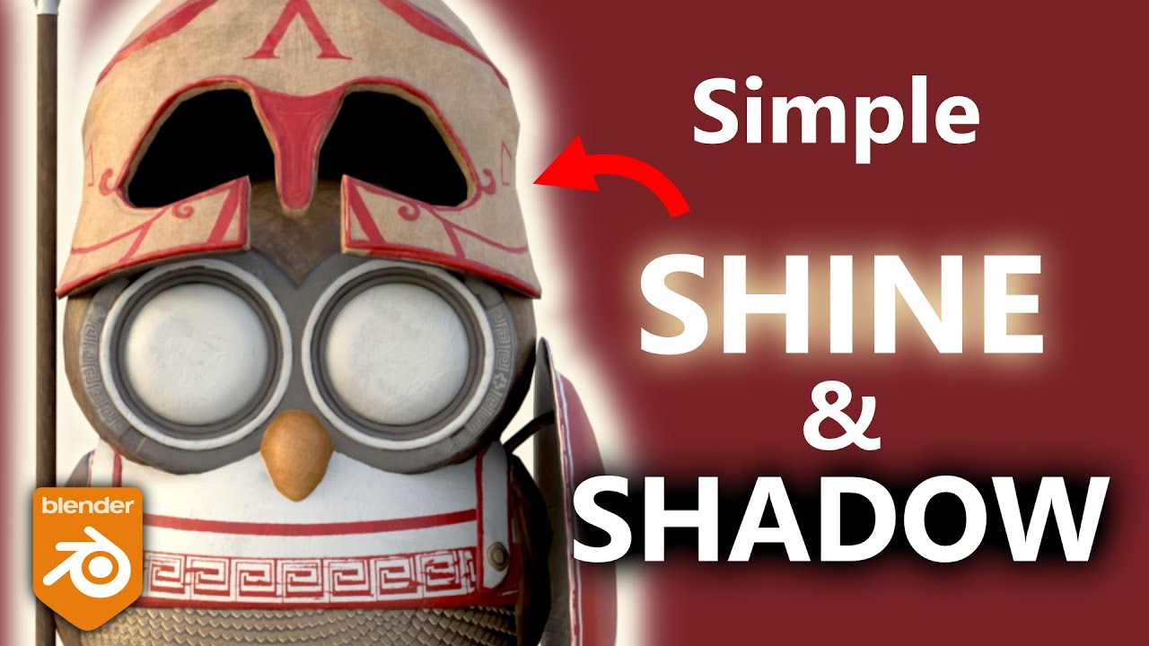 How to make SHINE and SHADOW in Blender - YouTube