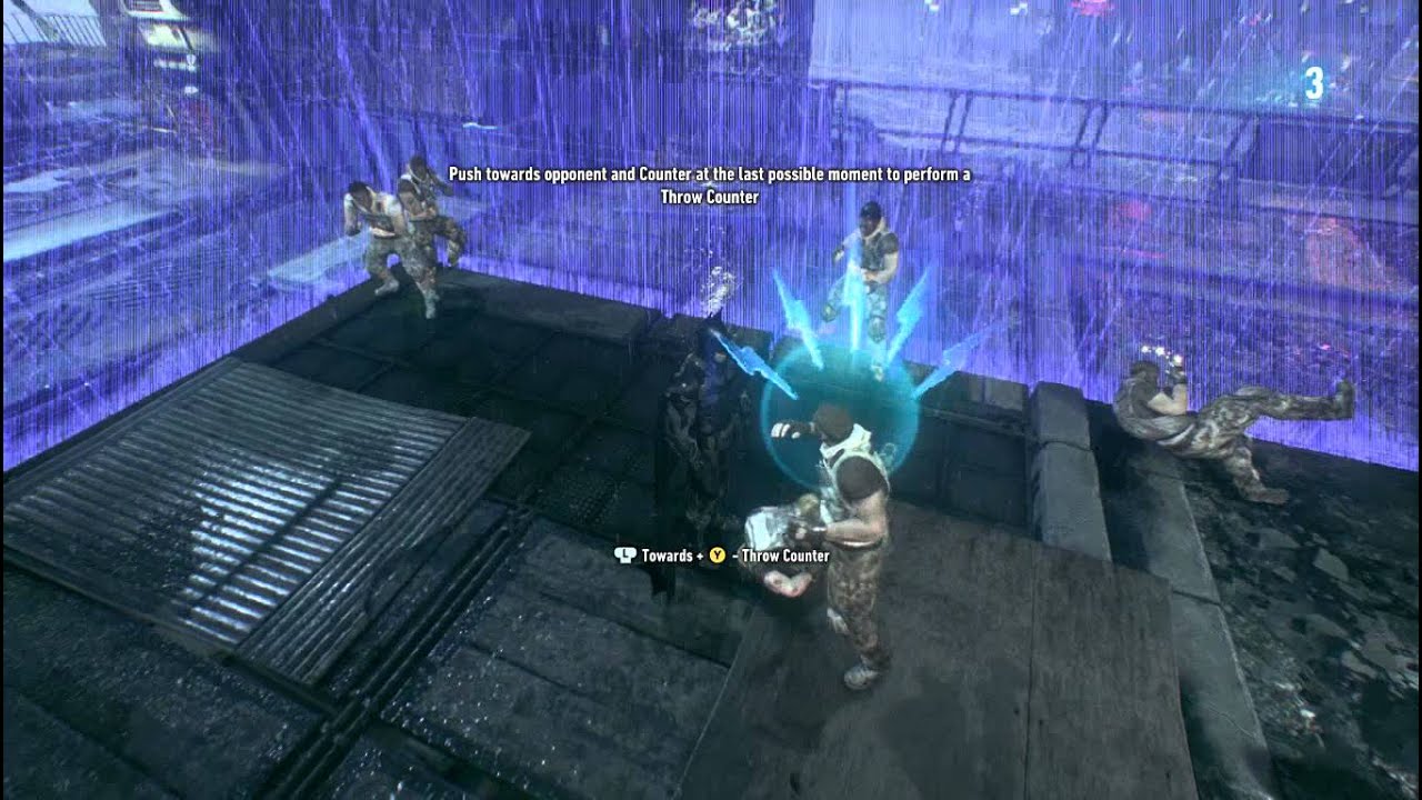 Batman Arkham Knight-Throw counter - YouTube