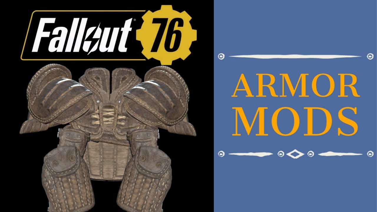 All ARMOR Modifications - Guide - Fallout 76 Wastelanders - YouTube