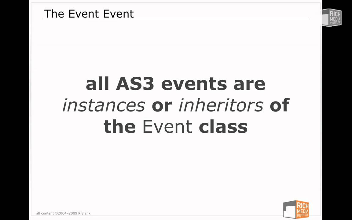 Overview Of Actionscript 3 Events And The Event Broadcaster Youtube 9776