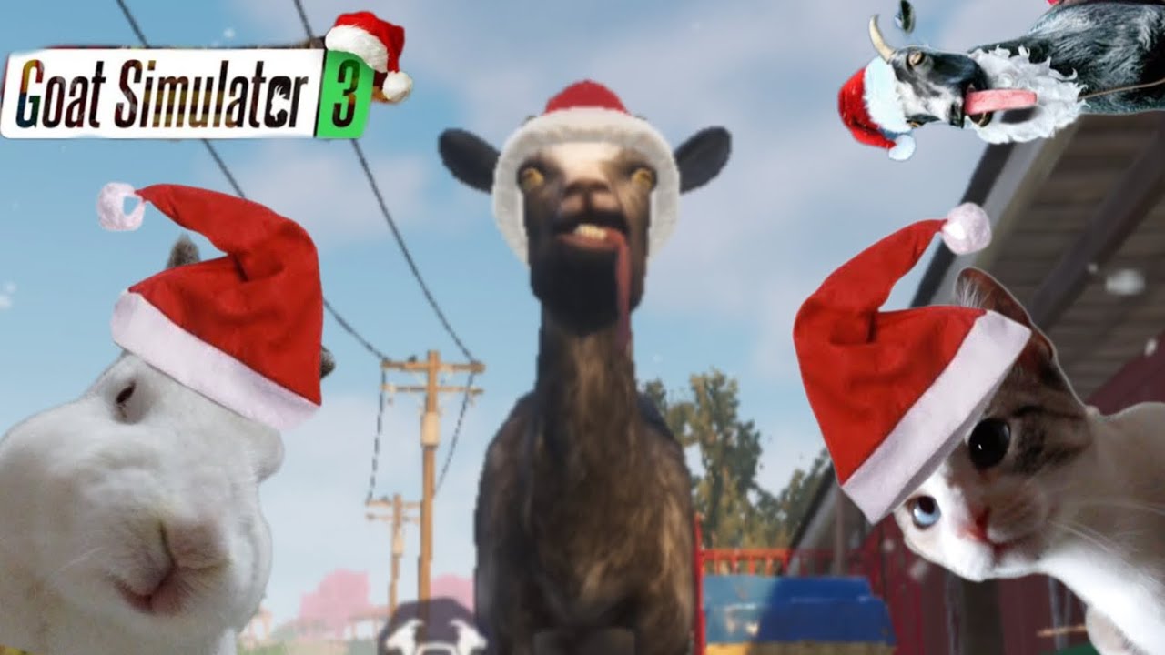 LA CABRA LOCA | GOAT SIMULATOR 3 - ESPECIAL DE NAVIDAD🐇🎮 - YouTube