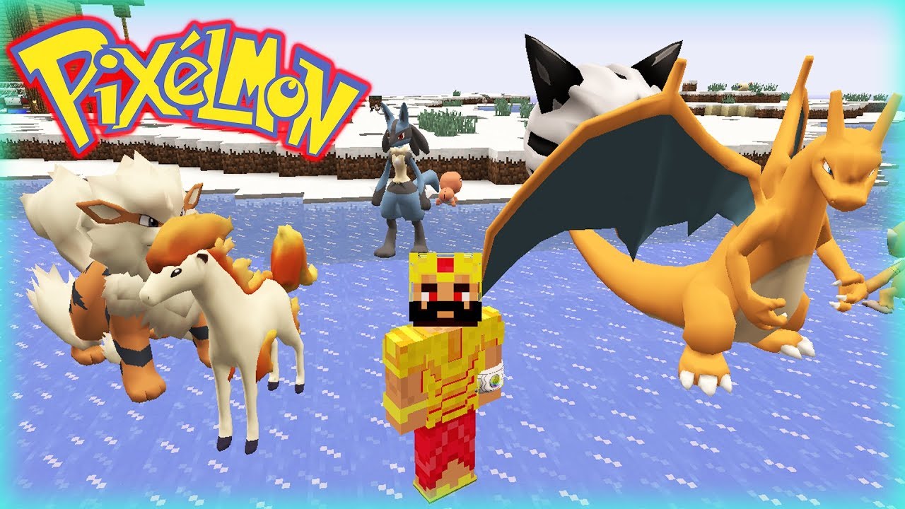 PIXELMON I CAUGHT SOME RARE/LEGENDARY POKEMONS (MEGA EVOLUTION) WITH MY ...