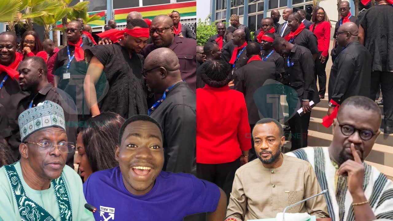 Comedy🤣 in parliament as micro minority storm in red and black n ...