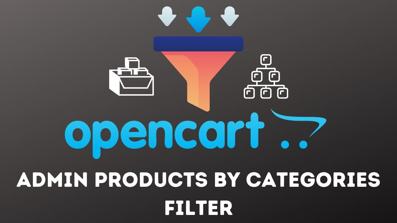 Simple Admin Products by Category Filter for OpenCart - YouTube