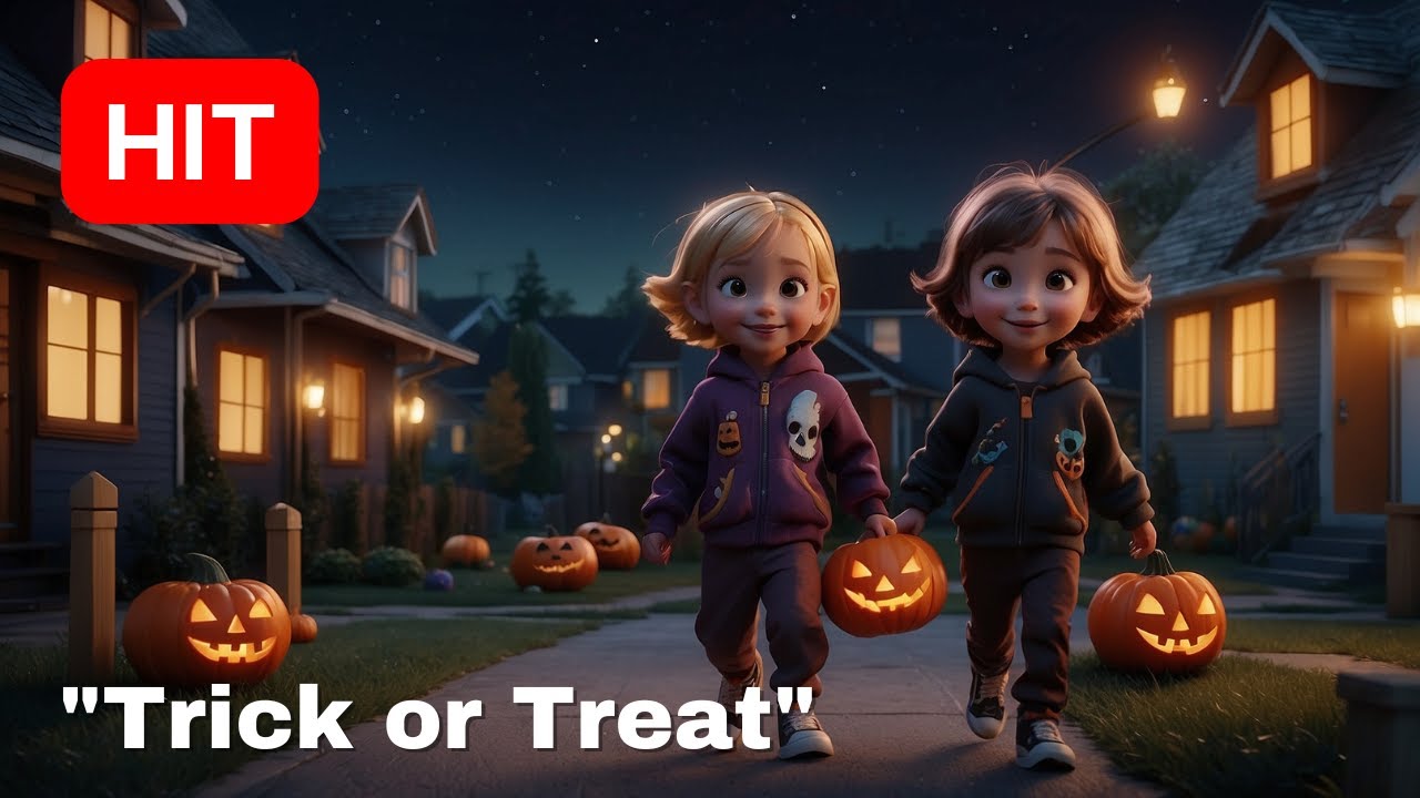 Halloween Song "Trick or Treat" - Kids Song - Children Music - YouTube