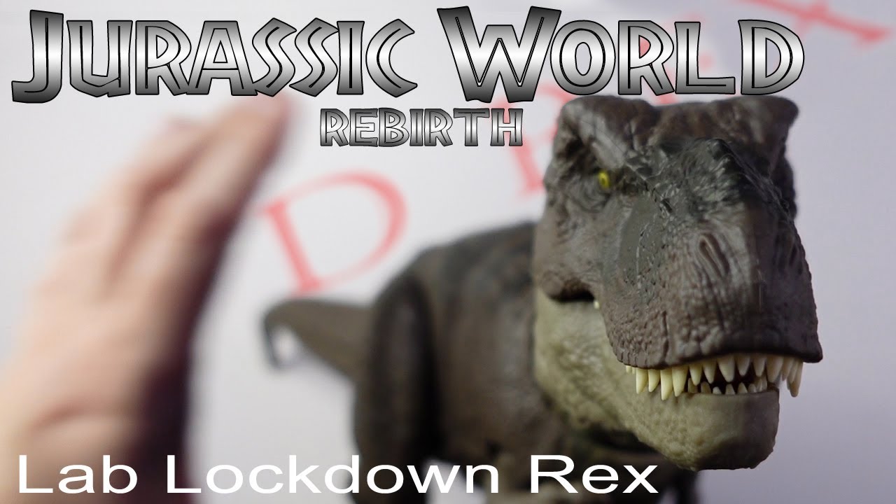 Jurassic World Rebirth Lab Lockdown Tyrannosaurus Rex T Rex - YouTube