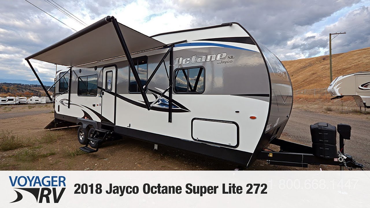 2018 Jayco Octane Super Lite 272 Toy Hauler Travel Trailer RV Video ...