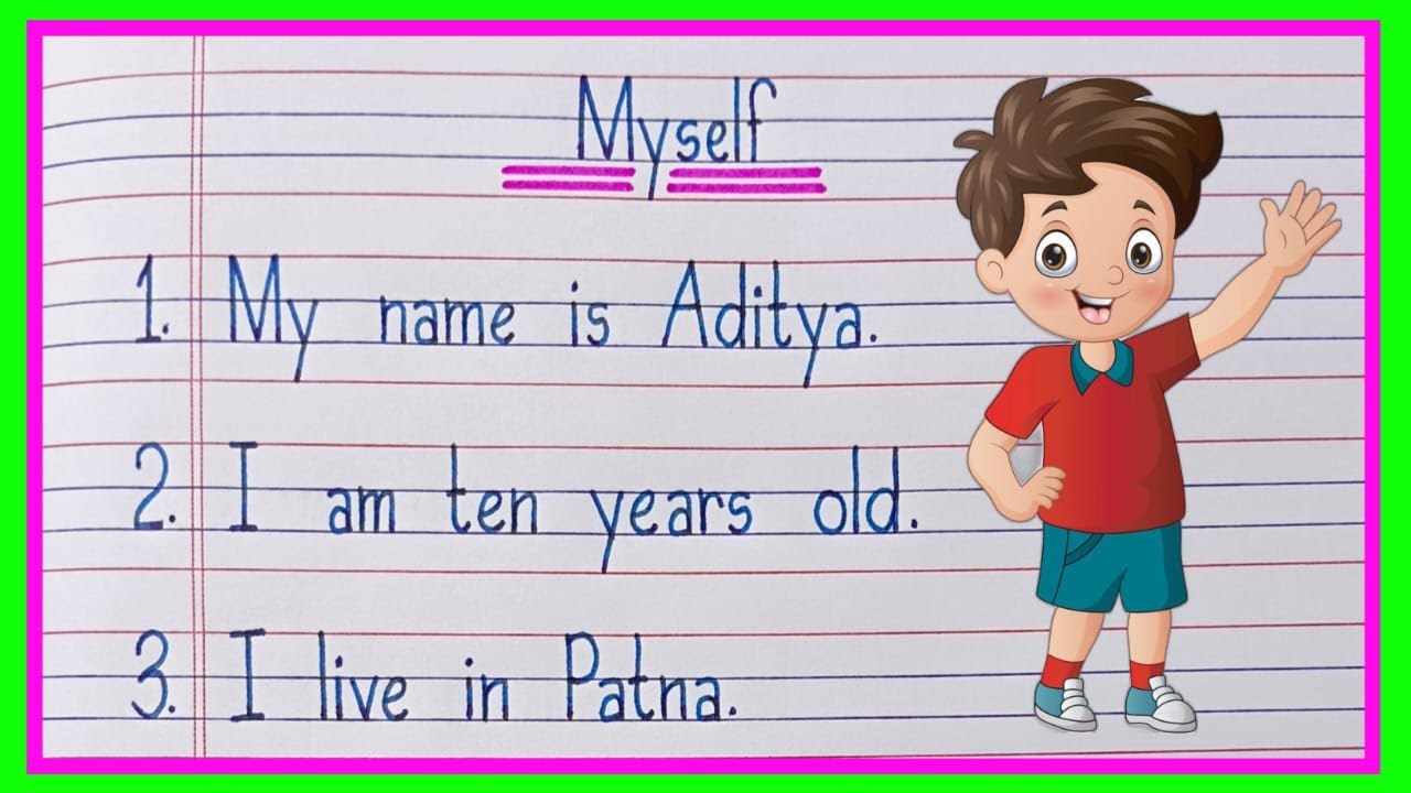 Myself essay in english | 10 lines on myself in english | Short essay ...