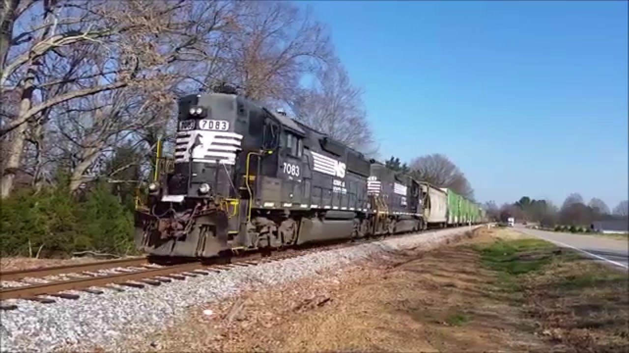 Chasing NS GP50 7083 on P23 - YouTube