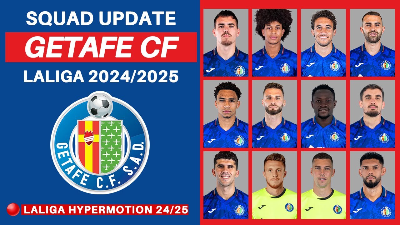 GETAFE CF OFFICIAL SQUADS SUMMER TRANSFER | GETAFE CF SQUAD UPDATE 2024 ...