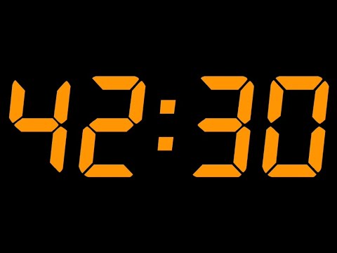 42 MINUTE and 30 SECONDS TIMER-YouTube - YouTube