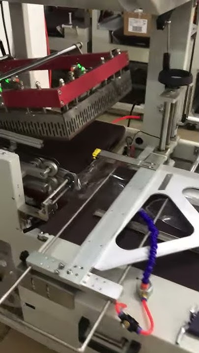 L-type multi-function demonstrator shrink wrapper - YouTube