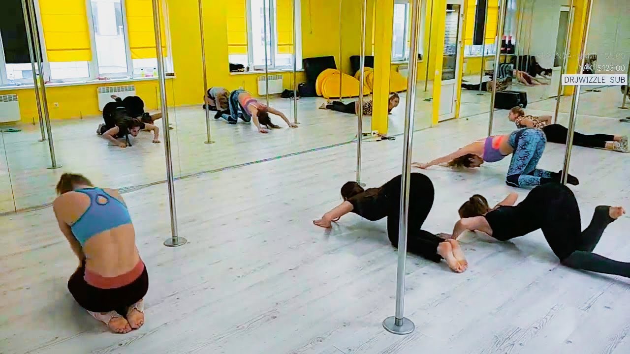 Pole Dance аnd stretching with coach OlesyaBulletka. - YouTube