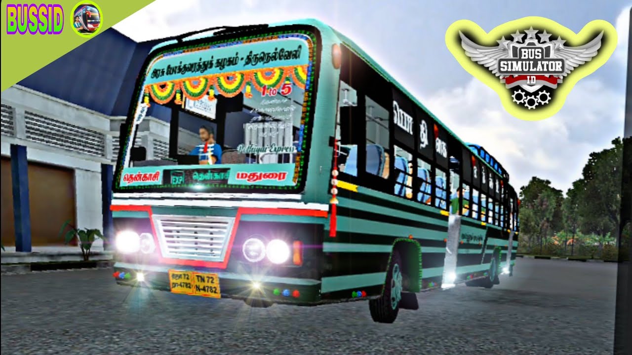 TNSTC GREEN BUS MOD IN BUSSID BY MALEO 💥 TNSTC BUS MOD FOR BUSSID ...