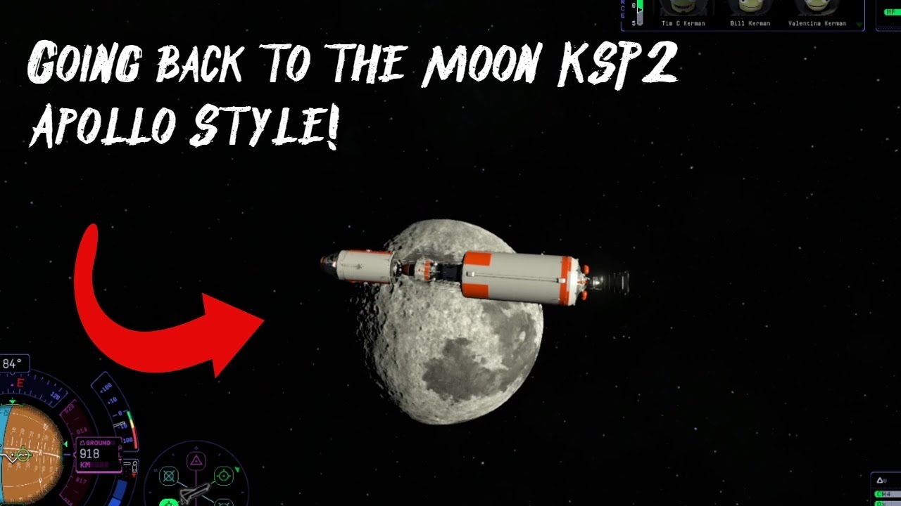 Landing on the Mun in KSP2! Apollo Style! (Sort of) - YouTube
