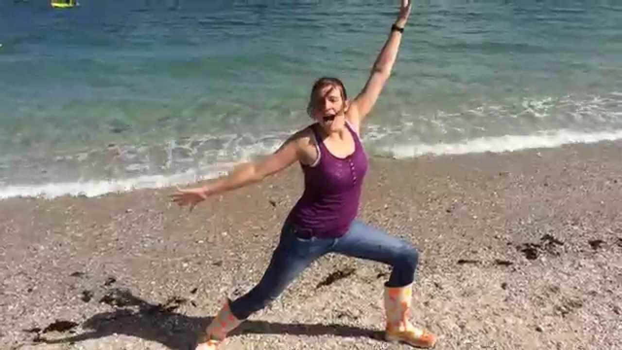 Beach Welly Dancing for Angels Charity - YouTube