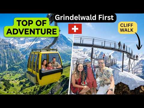 UK To Switzerland Road Trip Day 4 | Grindelwald First & DDLJ Shooting Locations in Interlaken