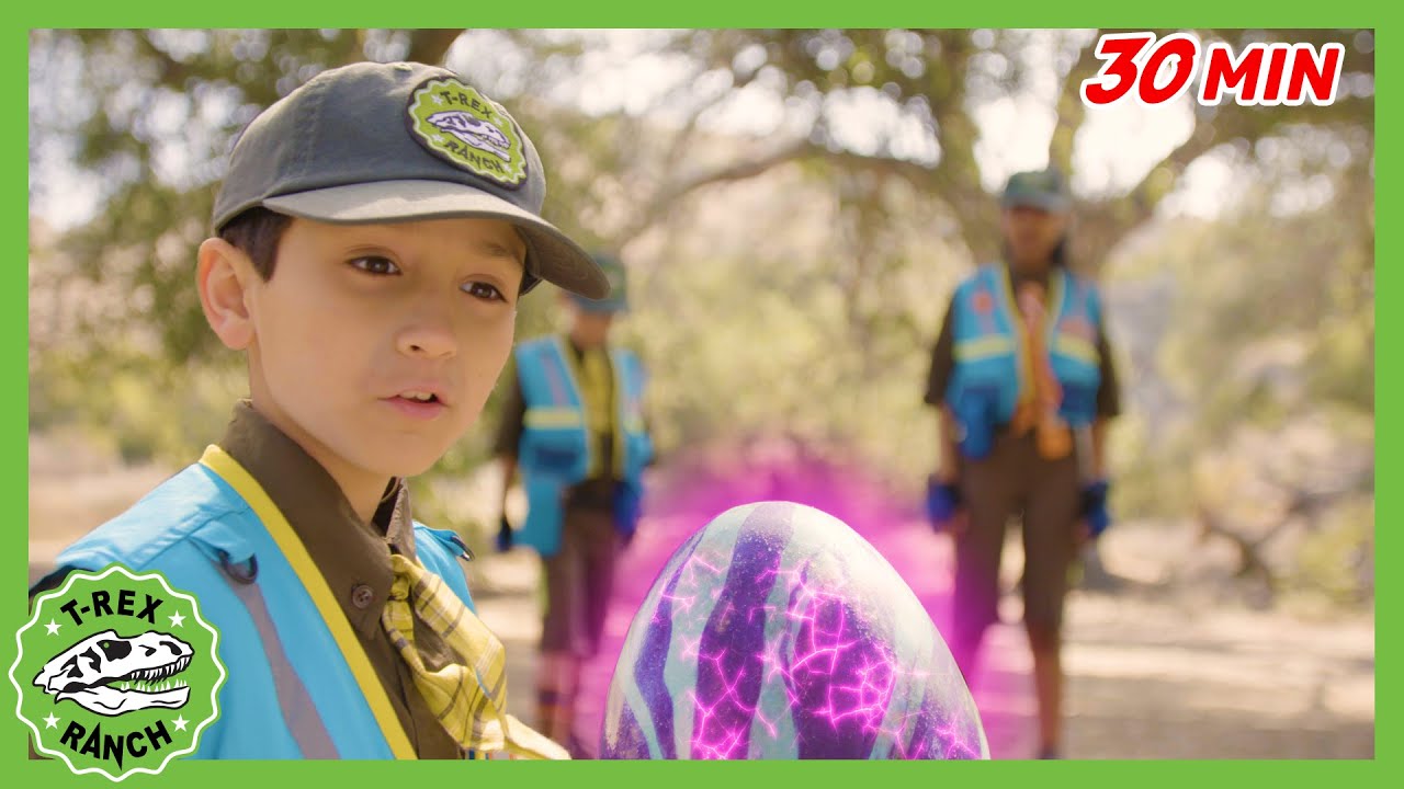 Max and Bella Eggcellent Adventure 🥚 T-Rex Ranch | Dinosaur Videos for ...