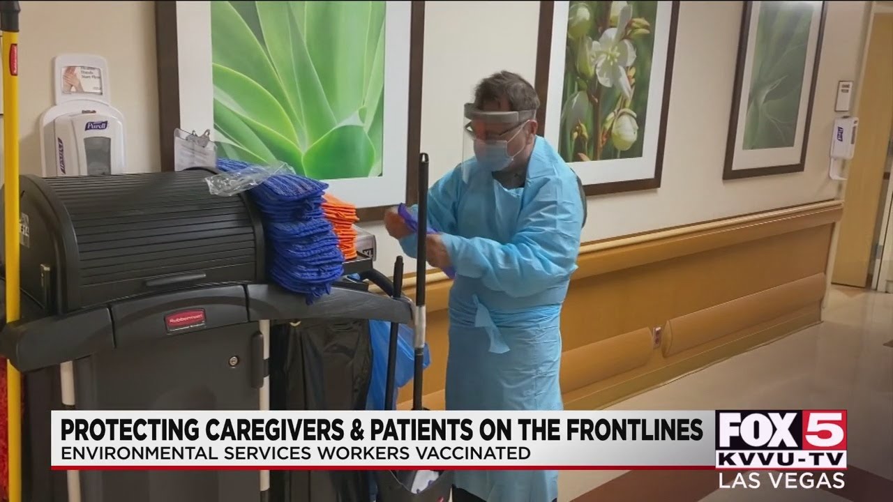 EVS workers protect caregivers and patients on the frontlines - YouTube