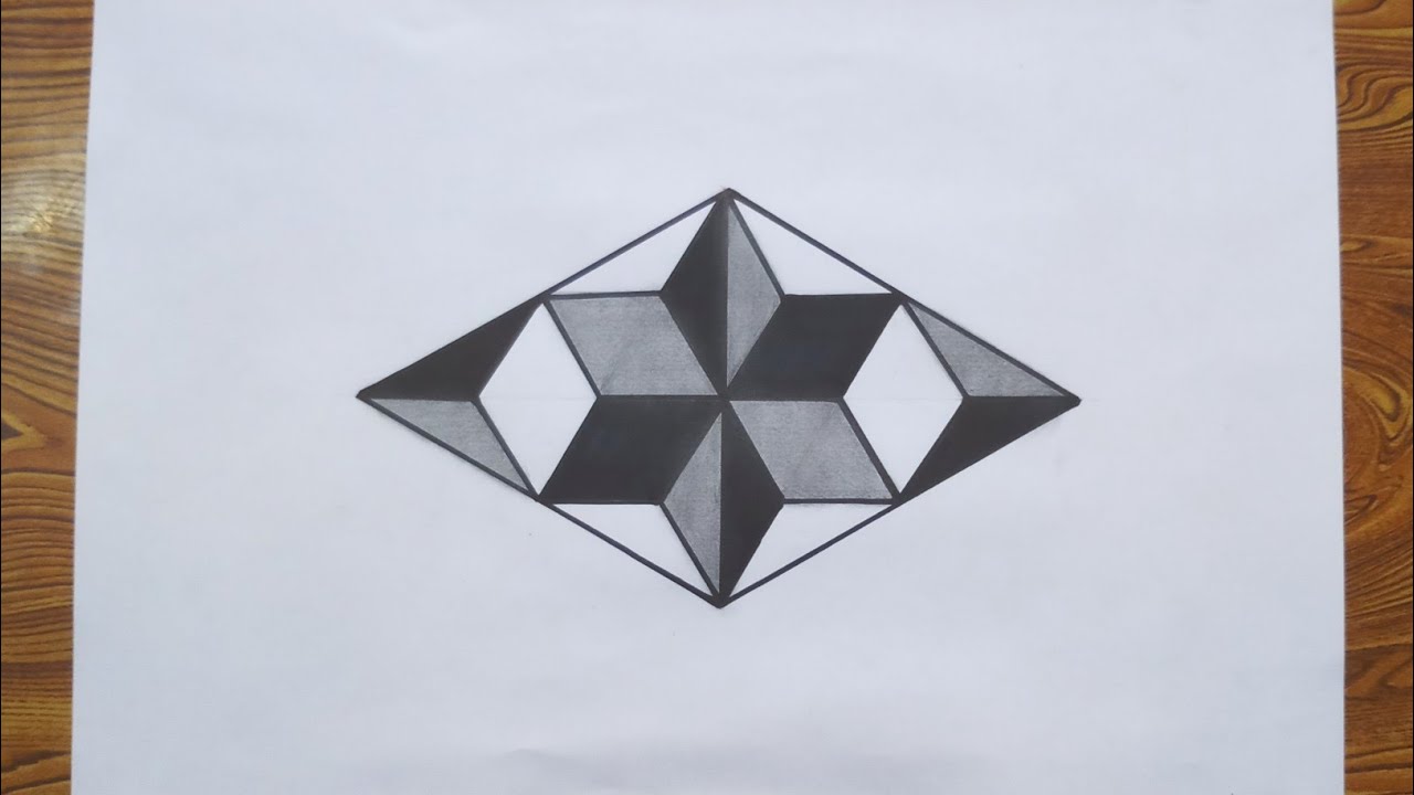 geometrical chart || simple art drawing - YouTube