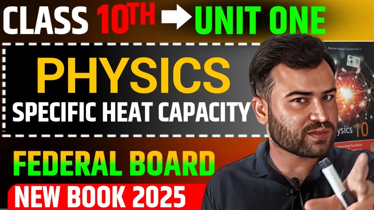 Specific Heat Capacity | Unit 1: Heat & Modes of Heat Transfer | Class ...