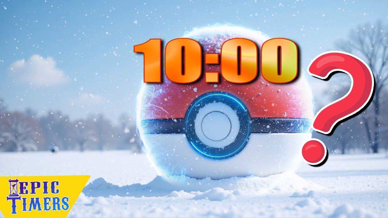 10 Minute Pokemon Countdown Timer with music Guess Who is inside - YouTube