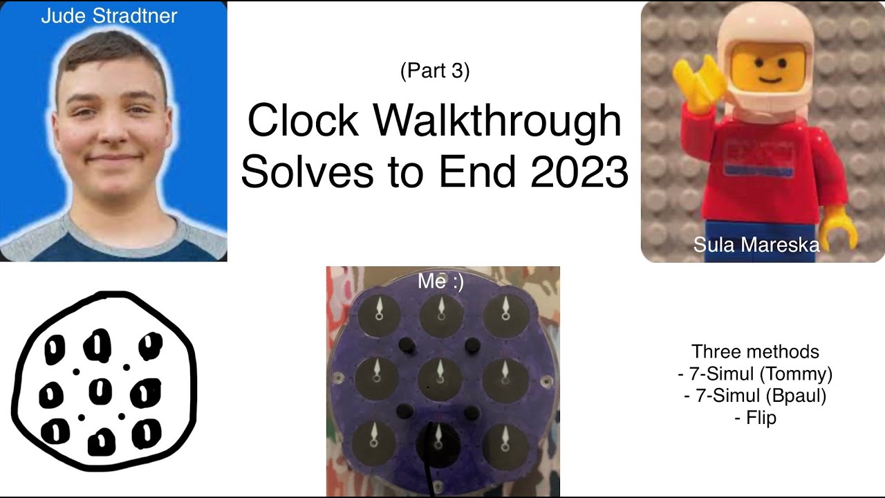 Clock Walkthrough Solves to End 2023 Part 3 (Feat. @JudeStradtner and @Sula_Mareska) - YouTube