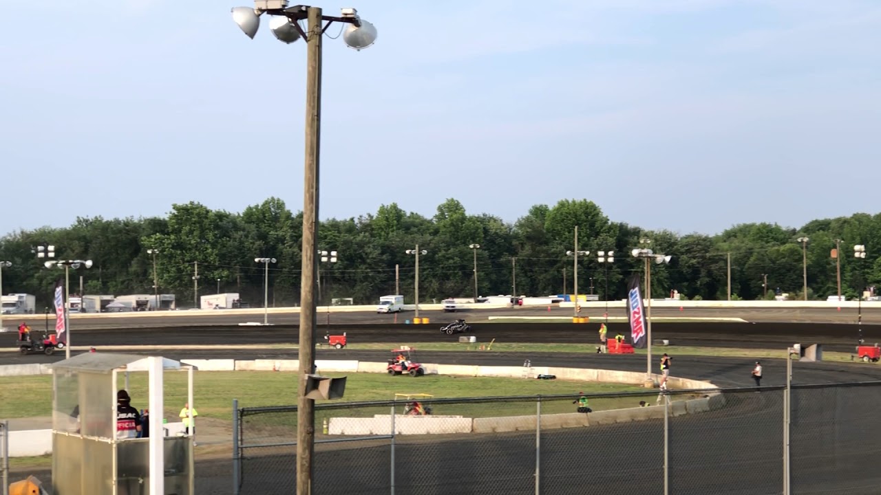 Tyler Courtney - USAC time trials @ Bridgeport - 6/18/18 - YouTube