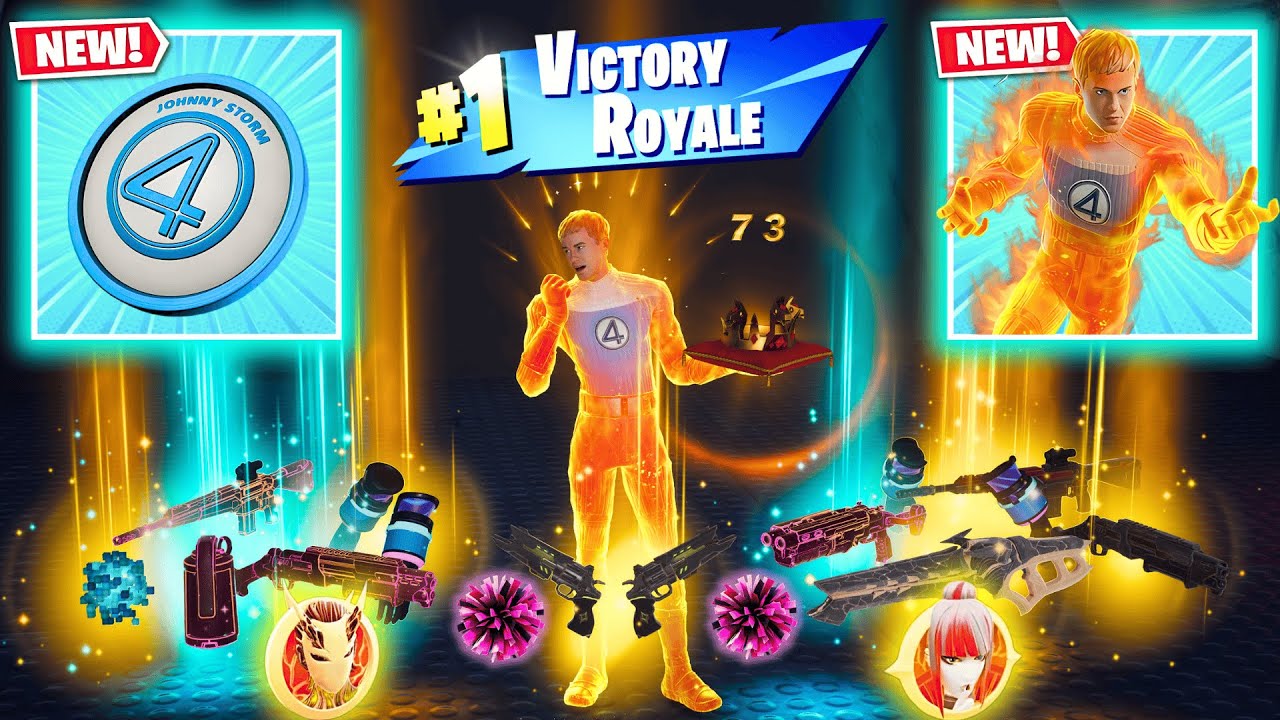 JOHNNY STORM vs 3 NEW MEDALLIONS & MYTHIC’S CHALLENGE ( NEW! Fortnite ...