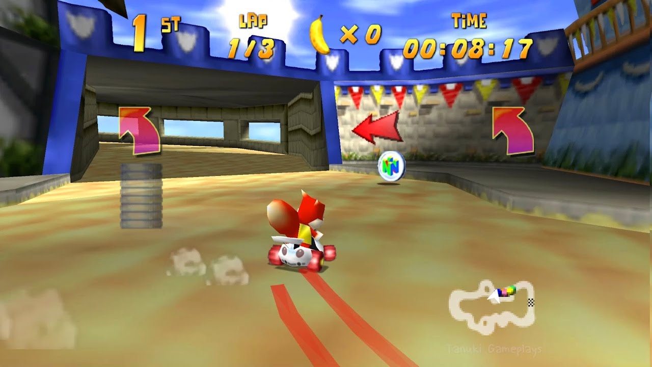 Diddy Kong Racing HD - Greenwood Village (Silver Coins) - YouTube