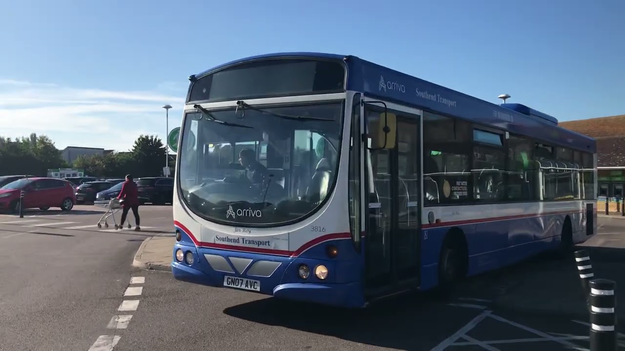 *Rare* GN07 AVC On Route 2 Departing Shoebury Asda - YouTube