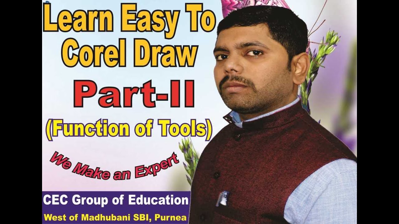 CorelDraw x7 Tutorials for Beginners Function of Tools Part-2 - YouTube