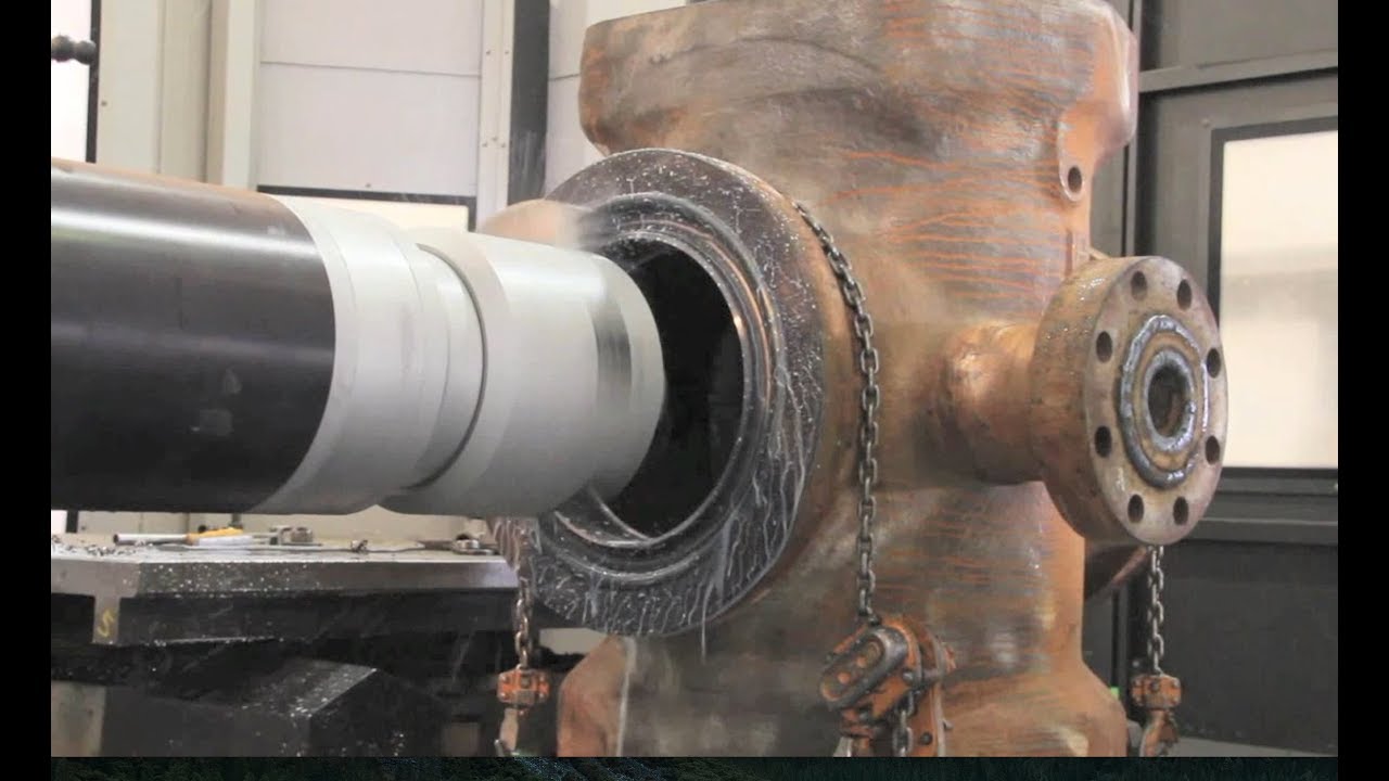 Cogsdill ZX300 Facing Head on extended rotary coupling - YouTube