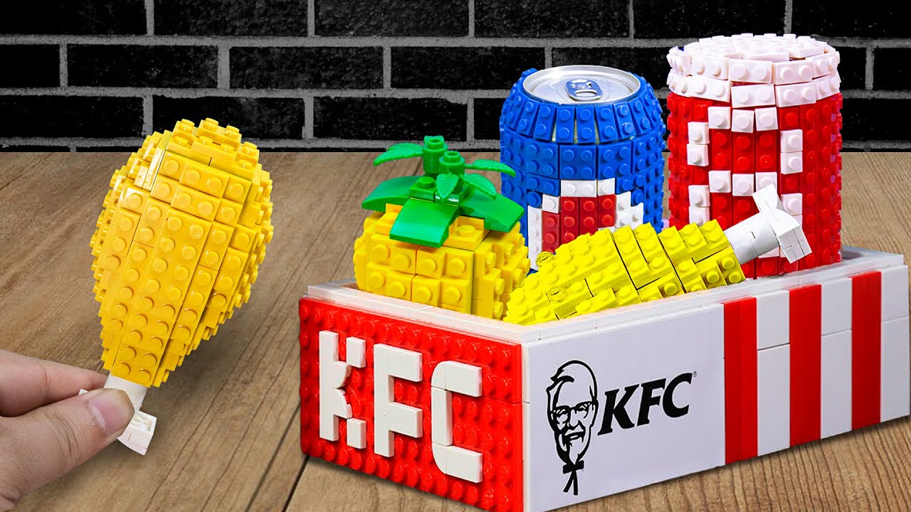 Lego KFC Chicken | Lego Cooking stop motion animation Funny and ...